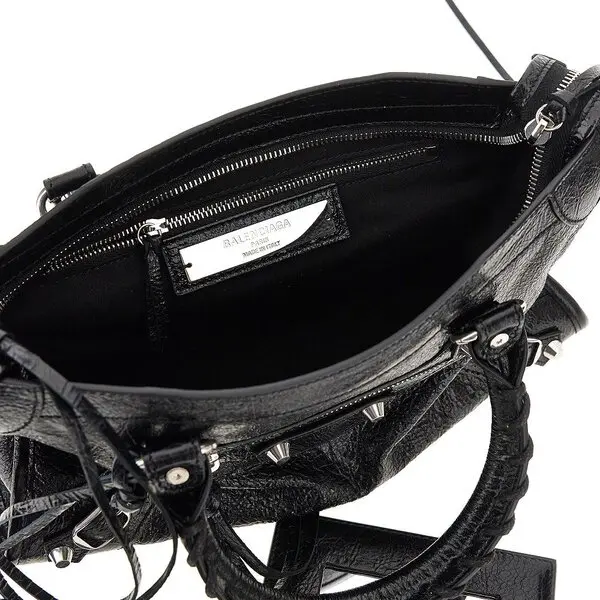 Balenciaga Arena Leather Small 'le City' Bag - Black
