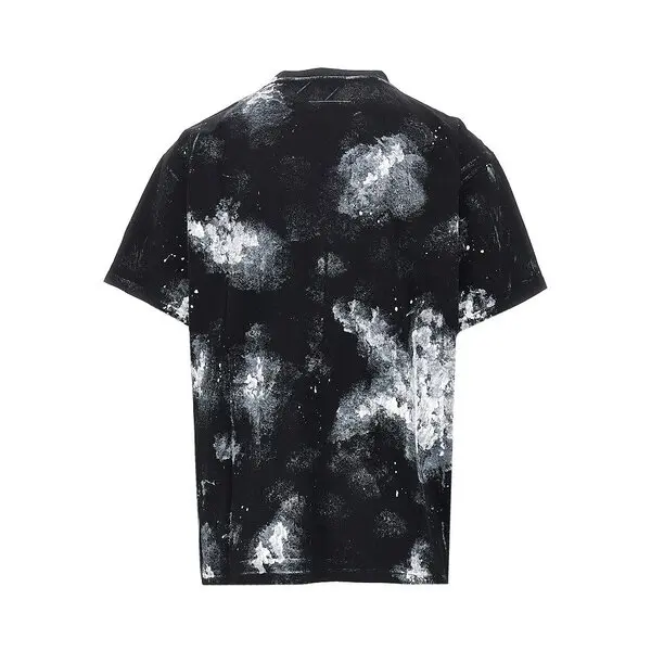 MAISON MARGIELA Paint Pot And Logo Print T-hirt