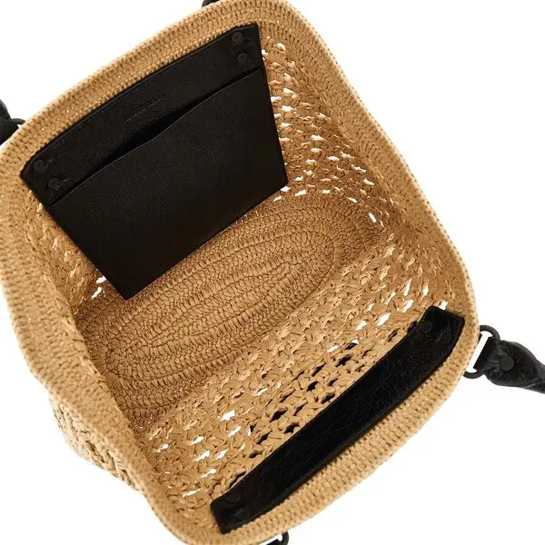 Balenciaga Raffia Medium 'le City' Basket Bag - Beige