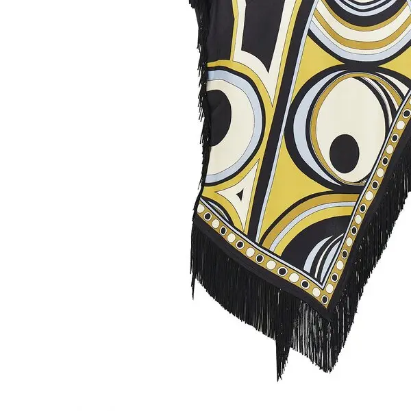 La DoubleJ Printed Silk 'scarf' Top