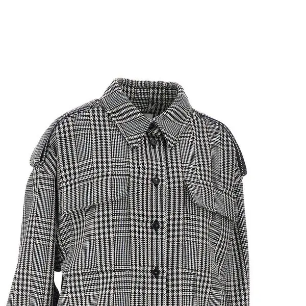 Stella McCartney Prince Of Wales Wool Overshirt