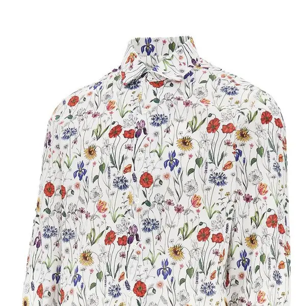Junya Watanabe Floral Cotton Tailored Hirt