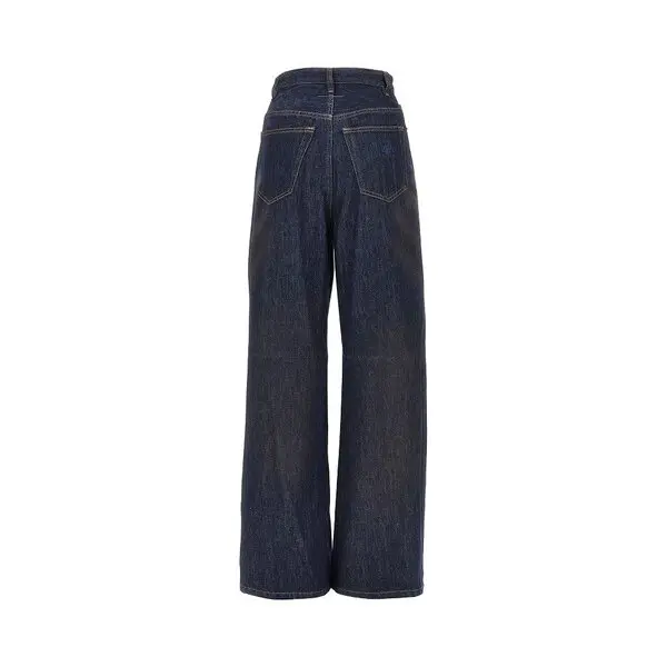 MAISON MARGIELA Used Effect Wide Leg Jeans