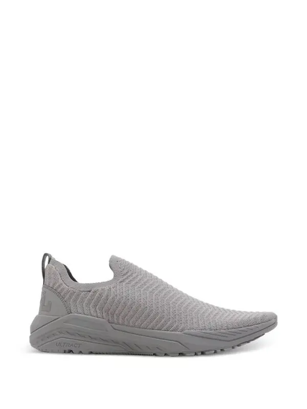 Apl Techloom Traveler Chevron-knit Sneakers - Grey