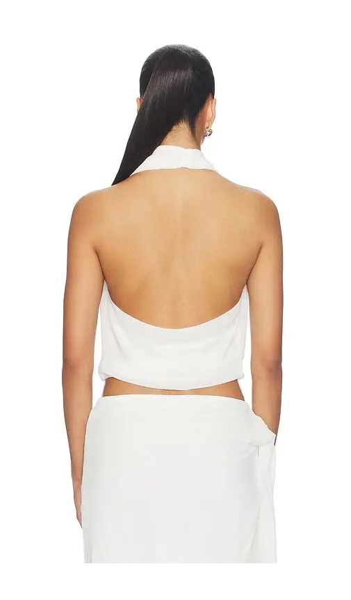 NIA Halter Neck Chiffon Top