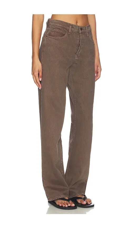 GRLFRND Bella Low Rise Boyfriend Jeans - Brownstone