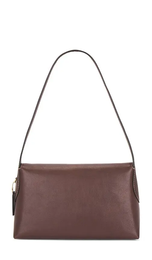 COACH Natural Grain Leather Shoulder Bag 30