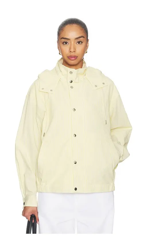 FRAME Seersucker Track Jacket