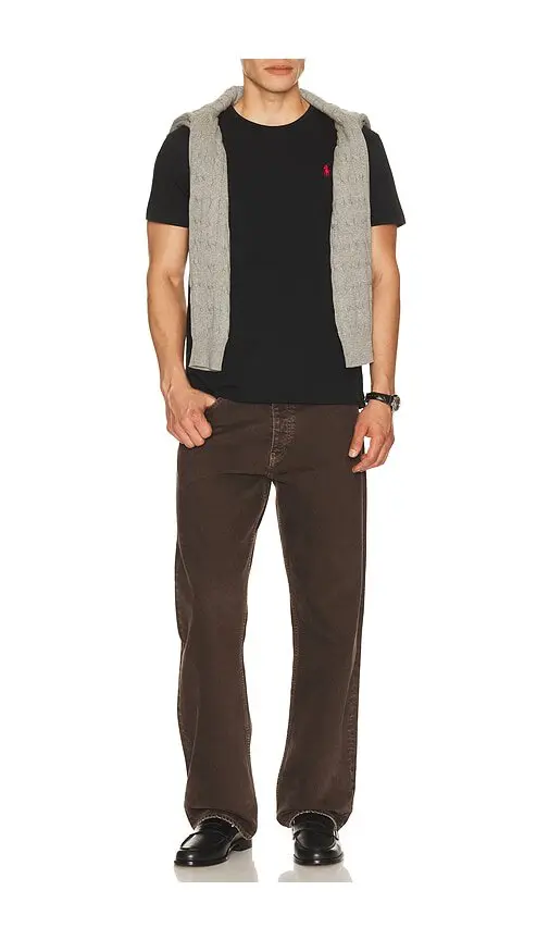Polo Ralph Lauren Short Sleeve Crewneck T-shirt In Black - Rl Black