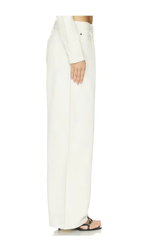 EB DENIM Relaxed Baggy Jeans White - Bone