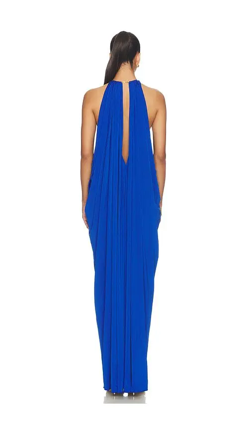 Ronny Kobo Rhodes Halterneck Maxi Dress