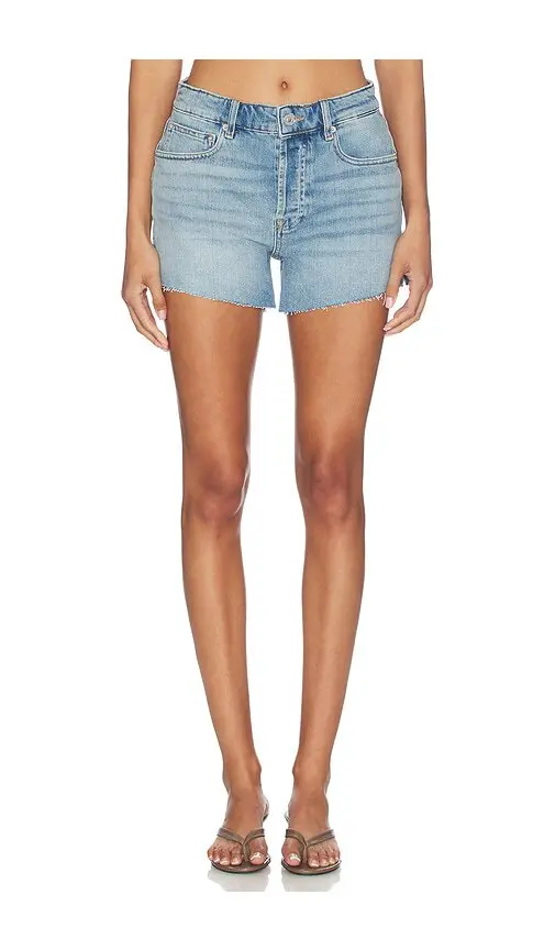 Good American Vintage Mid Shorts - Indigo