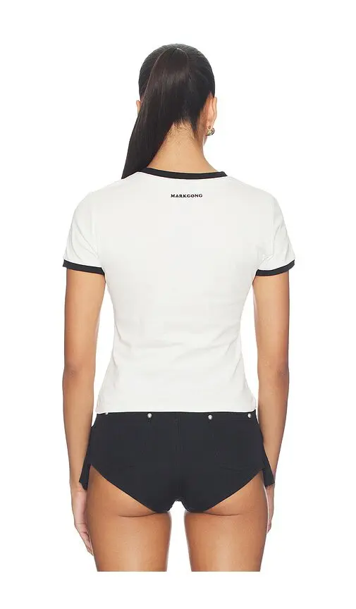 MARKGONG Printed Cotton T-shirt