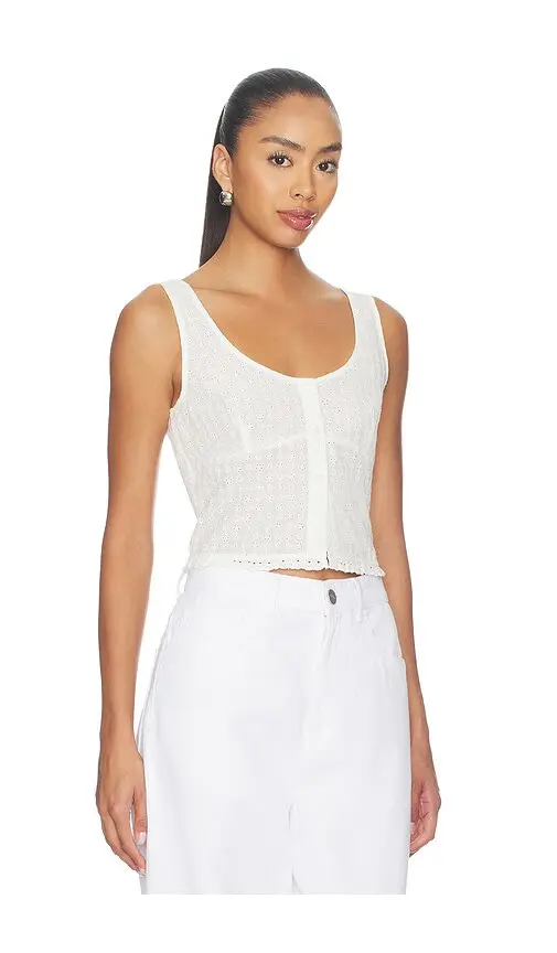 Good American The Eyelet Top