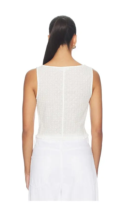 Good American The Eyelet Top