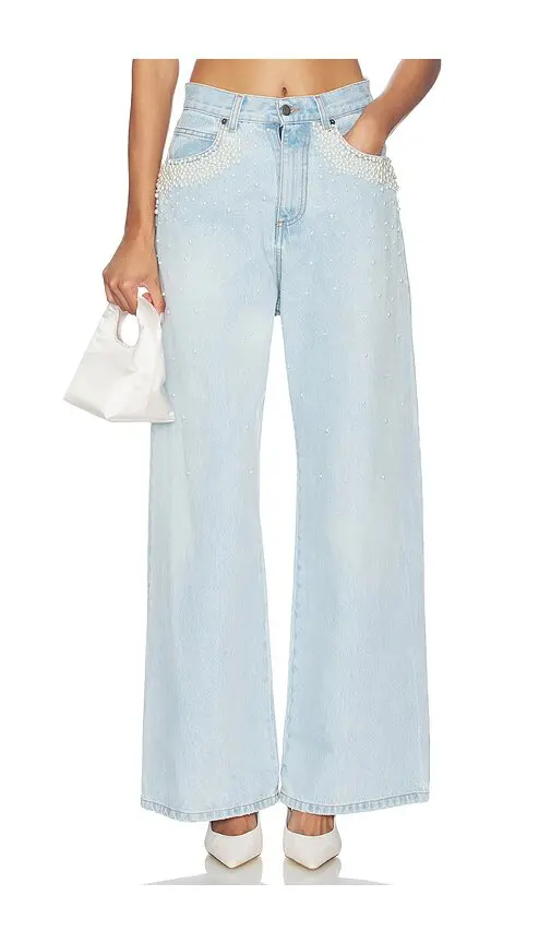 Giuseppe Di Morabito Denim Trouser In Blue - Light Blue