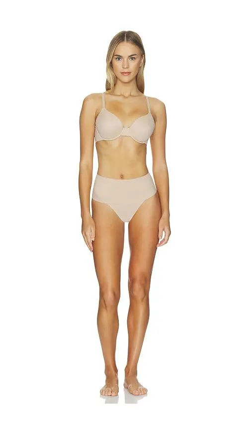 Spanx Supersmooth Brava Lightly Lined Bra In Taupe