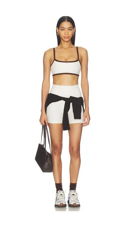 Year Of Ours Perfect Stretch Bralette In Cream