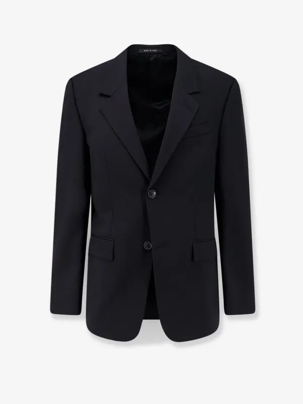 Balenciaga Standard Tailored Wool Blazer - Black