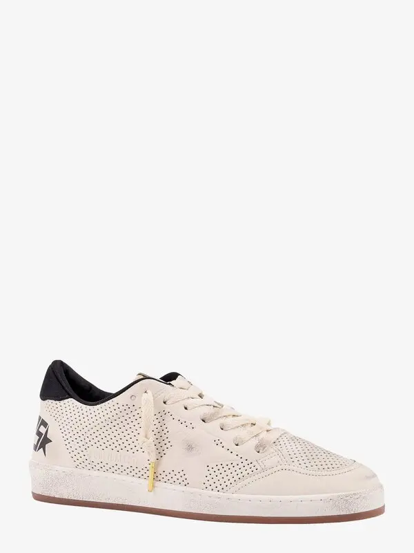 GOLDEN GOOSE Ball Star Perforated Leather Low Top Sneakers