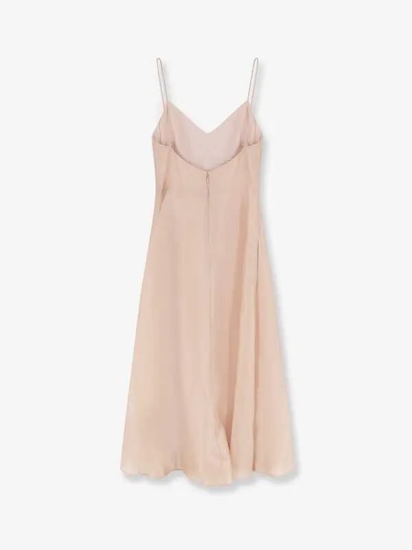 Alberta Ferretti Silk Midi Dress