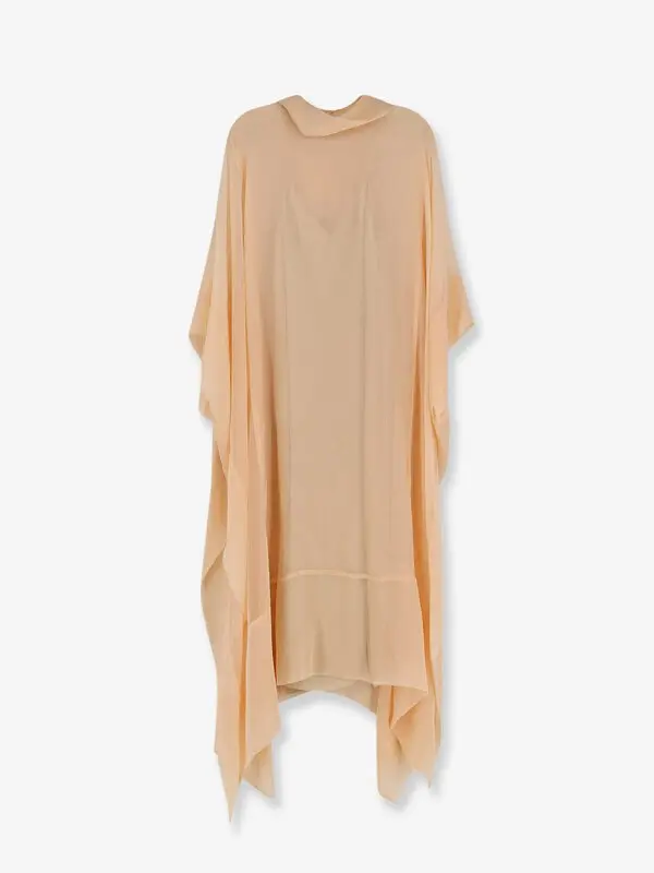 Alberta Ferretti Chiffon Dress - Orange