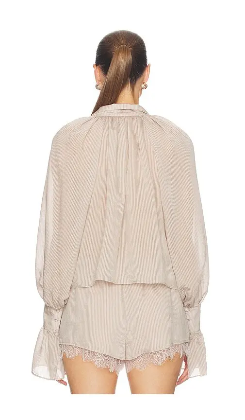 CAMILA COELHO Amaya Top With Draping Accent