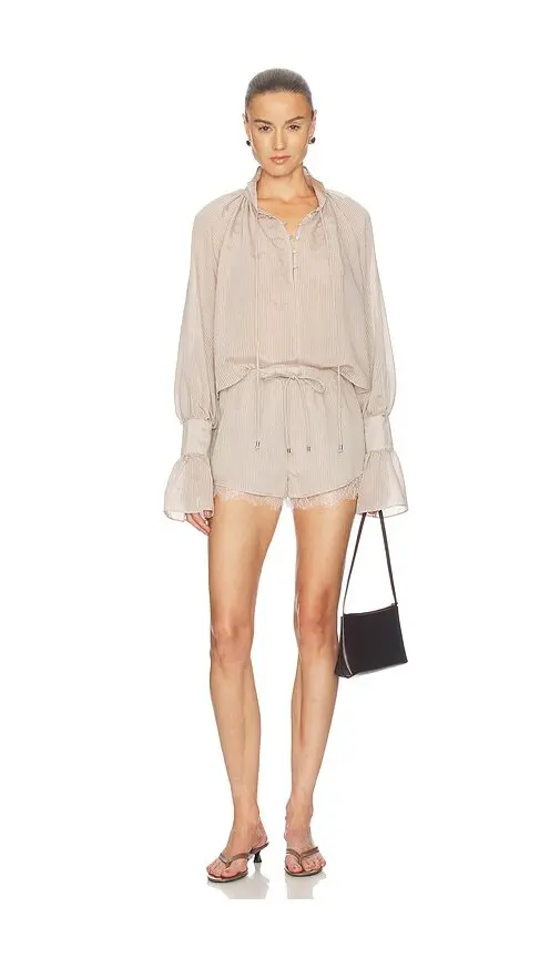 CAMILA COELHO Amaya Top With Draping Accent