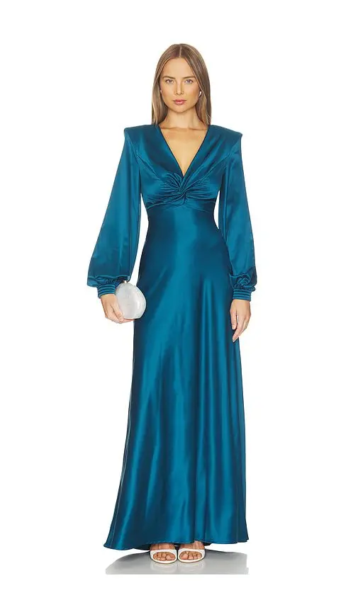 ZHIVAGO The Fading Hour Gown - Teal