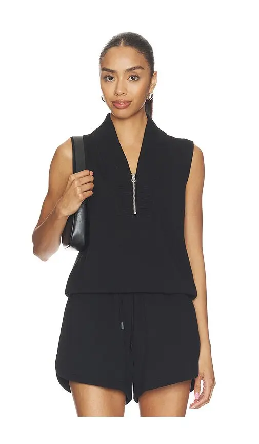 Varley Beau Sleeveless Half Zip Top