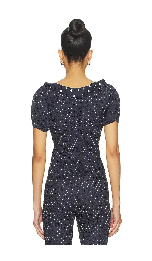 WeWoreWhat Ruffle Button Up Top