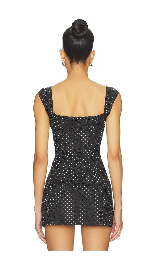 WeWoreWhat Cap Sleeve Ruched Cup Corset