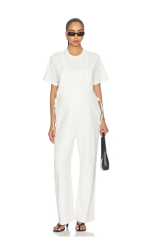 BUMPSUIT Denim Painter Overalls - Ivory