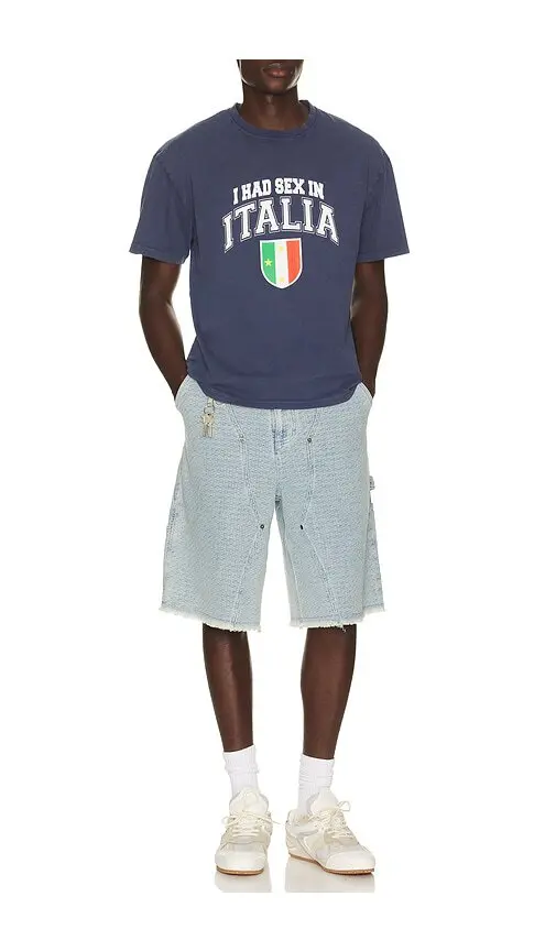 CARNE BOLLENTE Ciao Bella Tee In . Also - Blue