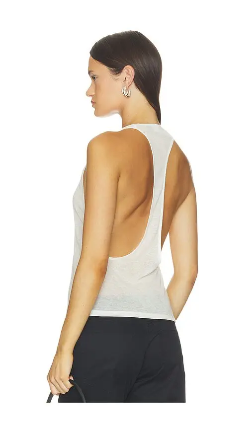 EB DENIM Valley Sheer Racer Tank Top