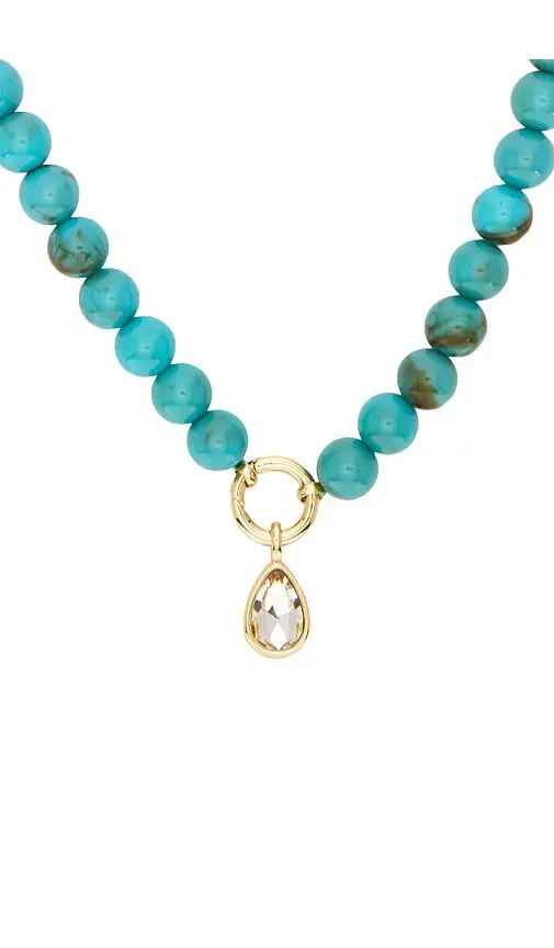 Baublebar Janette Resin Bead Necklace With Crystal Pendant