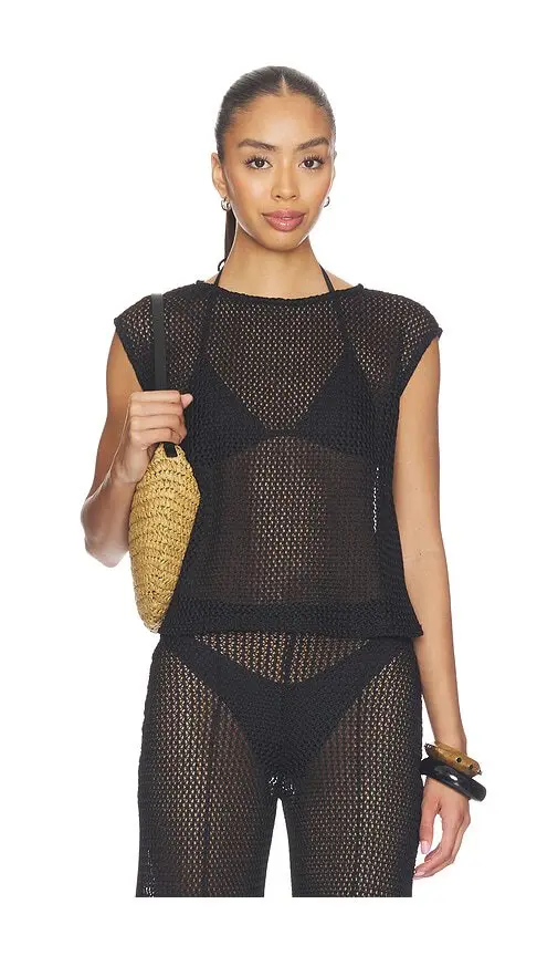 RIPLEY RADER Fishnet Lounge Tank