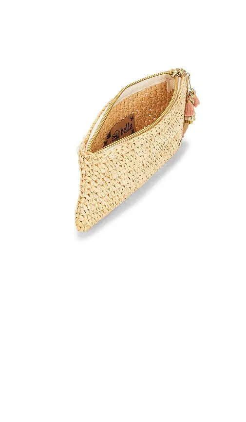 FLORABELLA Alegre Crochet Raffia Clutch