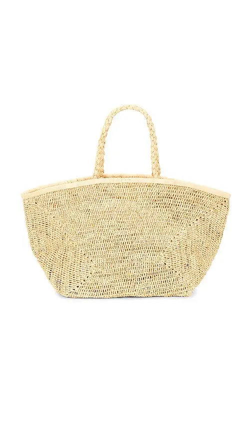 FLORABELLA Vallejo Lux Raffia Tote - Neutral