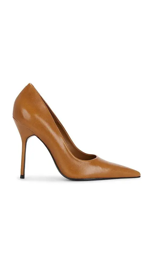 Schutz Gia Pointed Toe Stiletto Heel Pumps - Brown