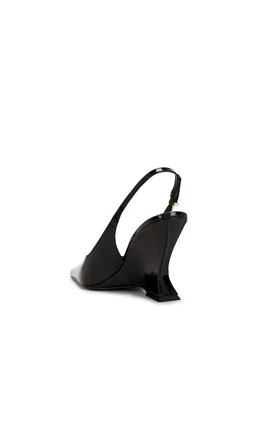 Schutz Siena Buckle Slingback Pump - Black