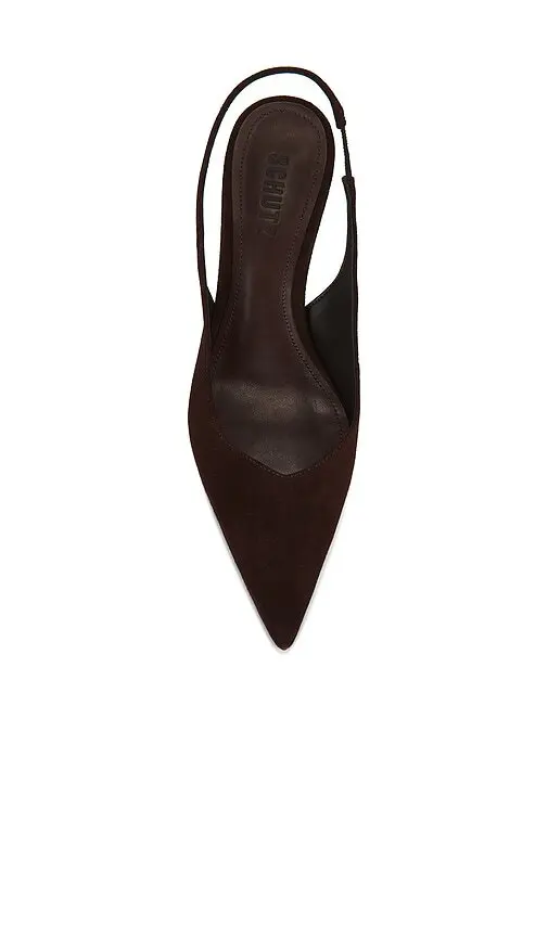 Schutz Lexi Slingback Pump - Chocolate