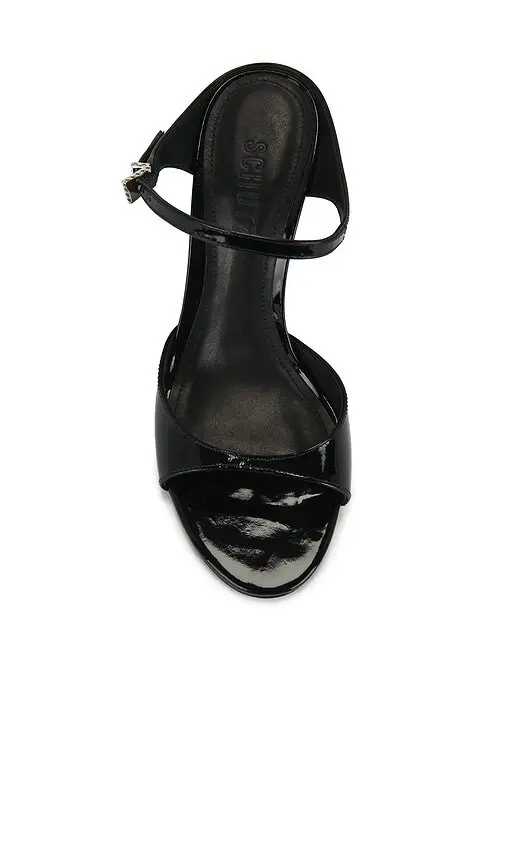 Schutz Lyra Patent Leather Mules