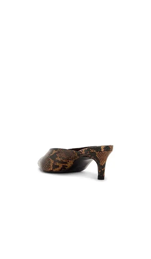 Schutz Loren Mid Mule Pump - Brown