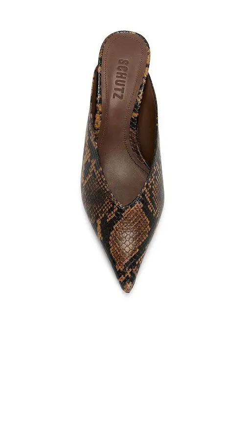 Schutz Loren Mid Mule Pump - Brown