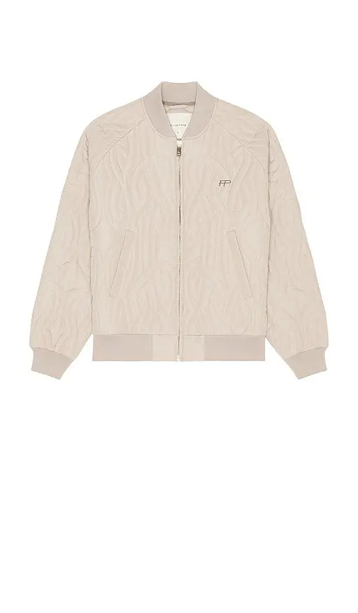 Filling Pieces Quilted Bomber Jacket