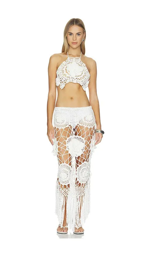 Giuseppe Di Morabito Halterneck Crochet Top