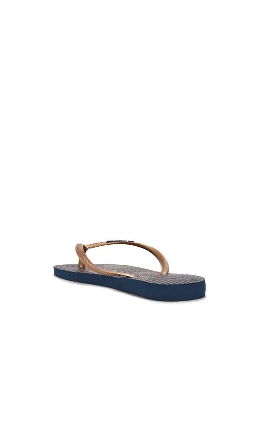 Havaianas Slim Nautical Sandal - Navy
