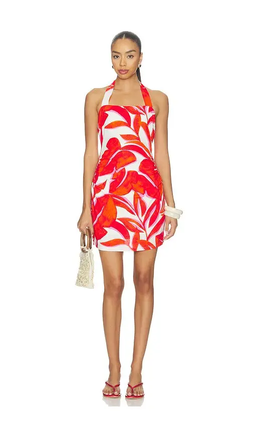 Minkpink Ravelo Halter Mini Dress - Red