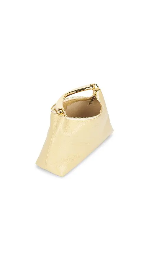 MANSUR GAVRIEL Rhea Metal Top Handle Bag - Yellow